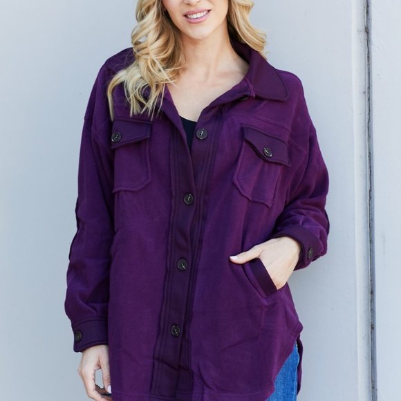 Zenana Outfitters | Jackets & Coats | Zenana Cozy In The Cabin Full ...